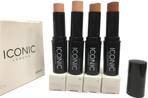 Iconic London PIGMENT FOUNDATION STICK 100% Original Set of Foundation ...