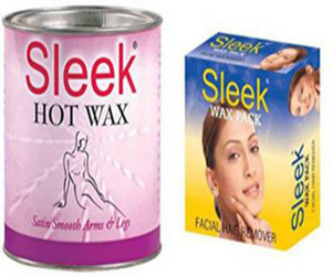 Sleek Hot Wax 600g Facial Hair remover 80g Wax - Price in India, Buy ...