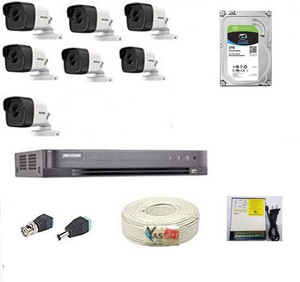 HIKVISION Hik Vision FULL HD 5MP CAMERAS COMBO KIT Security Camera ...