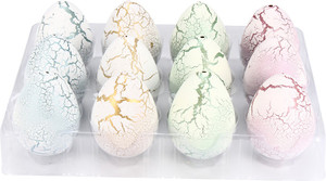 Moaere 12Pcs Big Hatching Dinosaur Eggs Toys Hatch and Grow in Water ...