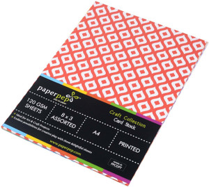 Paper Pep Card Stock Printed Abstract A4 120GSM 30 cm Acrylic Sheet ...