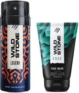 Wild Stone Legend Deodorant and Edge Face Wash (150 ml + 50 ml) Price ...