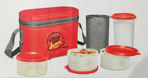 Flipkart.com | MILTON Mid Day Lunch 4 Containers Lunch Box (1045 ml) 4 ...