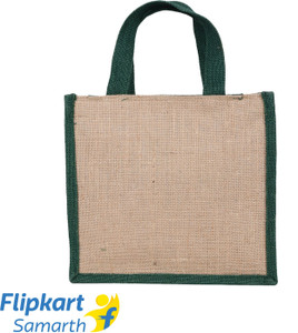 Flipkart.com | Indha Craft Green & Brown Colour Handmade Jute Tiffin ...