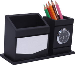 Flipkart.com | Shivom Crafts 2 Compartments MDF WOOD PEN STAND - PEN STAND