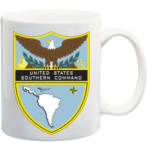 Bigmegamart United State Southern Command Logo White Tea Coffee Ceramic ...