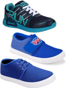 World Wear Footwear Combo Men Pack of 3 Casual Shoes For Men - Buy ...