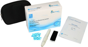 APOLLO SUGAR GLUCOMETER WITH 25 GOLD PLATED STRIPS FREE HEALTH SOCKS ...