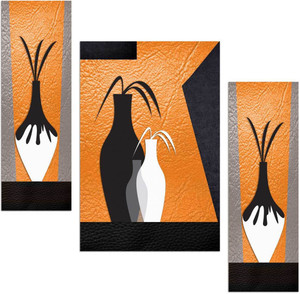 Floral art three piece MDF Painting Paper Print - Floral & Botanical ...