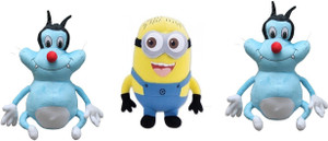 Tipi Tipi Tap Two Oggy Soft Toy With Minion - 45 cm - Two Oggy Soft Toy ...