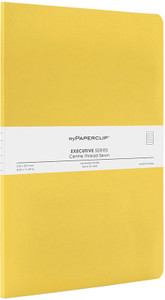 myPAPERCLIP Executive Series Notebook (Center Thread Sewn) - 160 Ruled ...