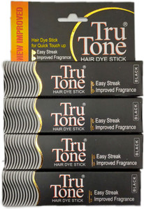 TRU tone HAIR DYE STICK , BLACK - Price in India, Buy TRU tone HAIR DYE ...