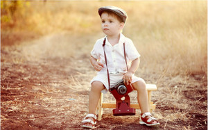 Beautiful Little Boy Poster for room and home décor Paper Print ...