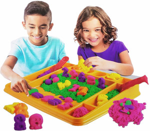 Webby Magic Sand Activity Play Set with Sand Tray and 17 Different ...