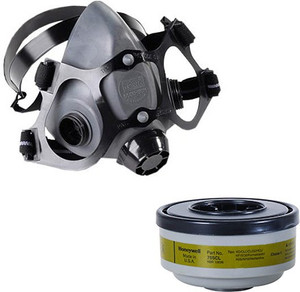 Honeywell Combo of Reusable Respirator Half face & Defender Multi gas ...