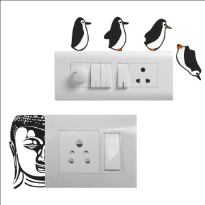 Sticker Hub 7 cm Switch Board Sticker - Switch Decorative - Switch ...