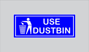 signEver Use Dustbin Sign Board For Hospital Medical Collage Clinic ...