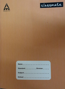 Classmate Four line interleaf exercise notebook Regular Notebook Single ...