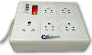 RK ENGINEERING 5 Sockets 6/16A Electric board 3 Meter 16 A Five Pin ...