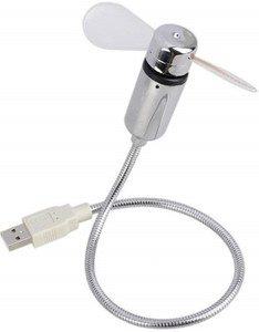 TECHGEAR Usb Electrical Digital Fan Watch Flexible Time Clock Fan with ...