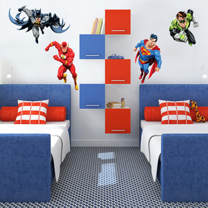 Spinn Decor Wall Decal DC Comics Jr Justice League Team 48 cm DC Comics ...