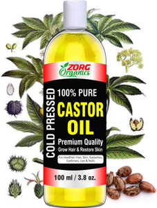 Zorg Organics Premium Cold Pressed Castor Oil For Hair And Skin Hair ...