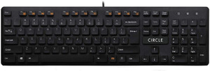 Circle C-23 Performer Keyboard (Black) Wired USB Standard Desktop ...