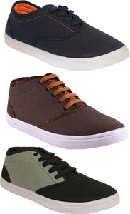 GLOBALITE Pack of 3 Sneakers For Men - Buy GLOBALITE Pack of 3 Sneakers ...