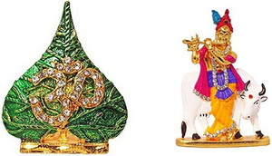 BEI Set of 2 Lord Shiva Symbol OM Sign Idol & God makhan chor ...