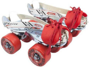 JONEX TENACITY Red Adjustable Quad Roller Skates Quad Roller Skates ...
