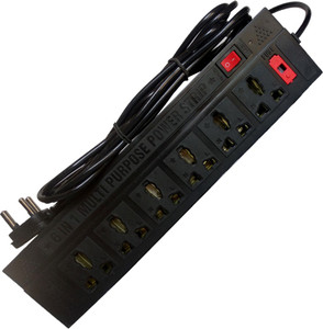 UNI 6+1 Extension Boards 6AMP Power Strip Long Wire 6 Socket Extension ...