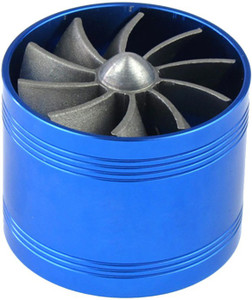 FUTABA Universal Supercharger Turbo Air Intake Filter Fan-Blue Car ...