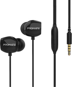 Promate In-Ear Headphones with Soft Silicone Buds, 3.5mm Tangle Free ...