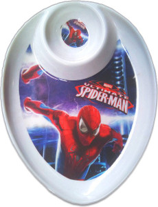 Kwality Spider Man Serve Plates (Set of 3) Sectioned Plate Price in ...
