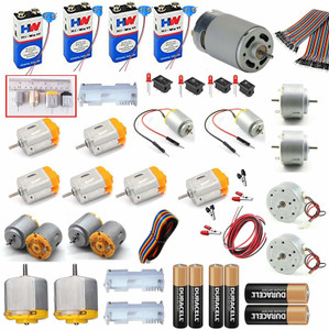 ESP Science Kit DIY 12V 7000-14000 RPM DC Motor Kit Educational ...