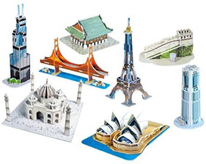 Cubicfun Cubic Fun Mini Architecture Series 2, 144 Pieces - Cubic Fun ...