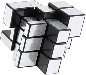 Trade Globe Mirror Cube 3x3 Cube High Speed Stickerless Silver Mirror ...