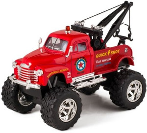 Kinsmart Red 1953 Chevy OffRoad Wrecker Die Cast Tow Truck Toy with ...