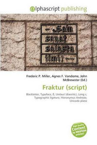 Fraktur (Script): Buy Fraktur (Script) by unknown at Low Price in India ...