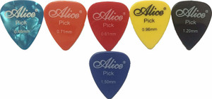 ALICE Guitar 6 picks set Guitar Pick Price in India - Buy ALICE Guitar ...