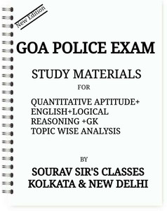 Study Notes Materials For Goa Police Examination With Complete Topic ...