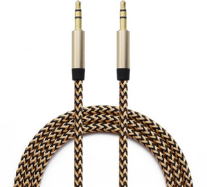 Voltegic AUX Cable 3.1 A 1.5 m Copper Braiding, Metal Braided ®Copper ...