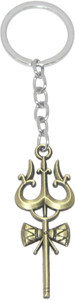 Aura Lord Shankar Shiva Mahadev Mahakaal Trishul & Damru Key ring Key ...