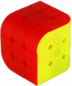 JAYNIL ENTERPRISE High Stability 3x3 Round Curve Square Magic Cube ...