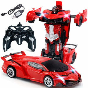 ADVENTURE Toy Converting Car to Robot Transformer with Remote ...