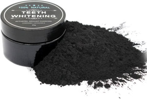 PE cleaning powder teeth WHITENER NATURAL Black activated carbon teeth ...