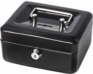 Sukot Black Very Small Cute Cash Box Kids Coin Box Slotted Cash Locker ...