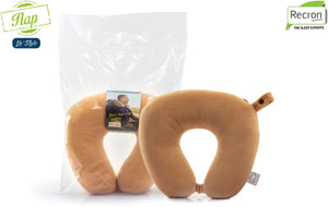 RECRON CERTIFIED Microfibre Travel Pillow Pack of 1 Solid - Buy RECRON ...