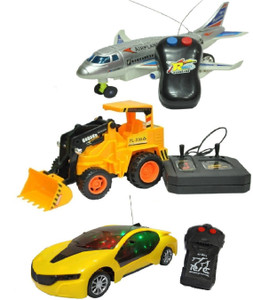 NEW PINCH Combo of Remote Control 3D Lighting Effect Racing Car ...