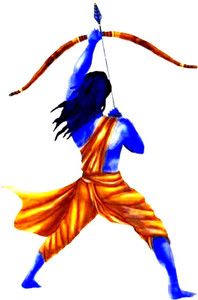 Impression Wall 48 cm Ram Ji Self Adhesive Sticker Price in India - Buy ...